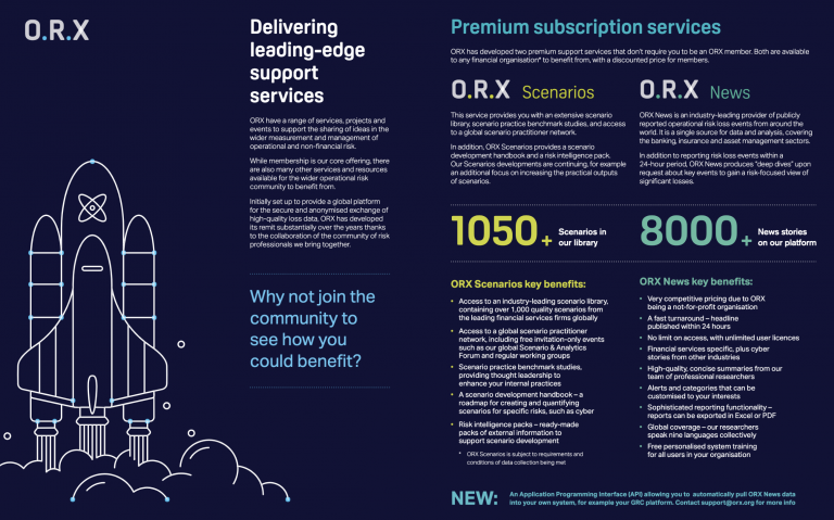 ORX for operational and non-financial risk - The Analytics Boutique
